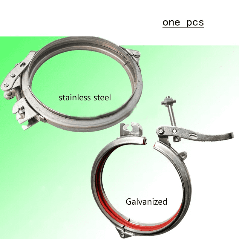 300mm stainless steel Adjustable Hose Clamps Pipe Clamp Air Duct Clamp ...