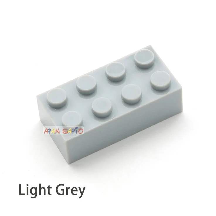 300pcs 2x4 Dot DIY Building Blocks Thick Figures Bricks Educational ...