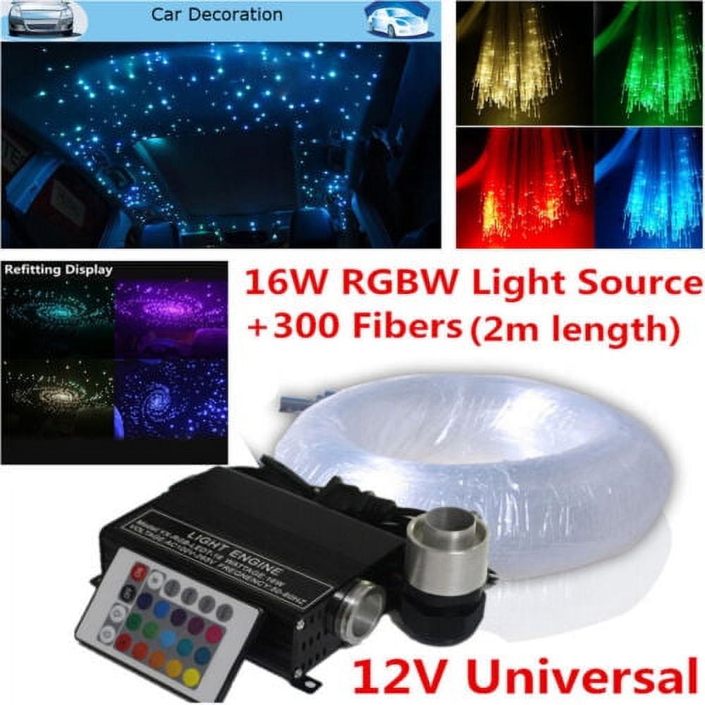 300pcs Car Headliner Star Light kit Roof Ceiling Lights Fiber Optic ...