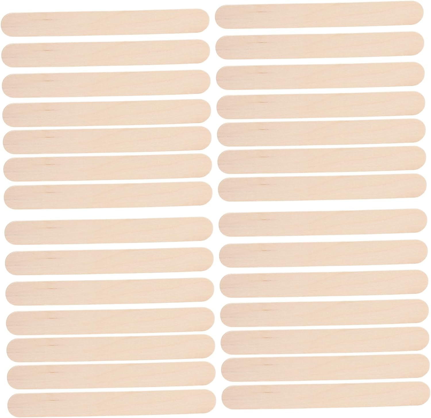 300pcs Color Ice Cream Stick Wooden Waxing Sticks Wooden Popsicle ...