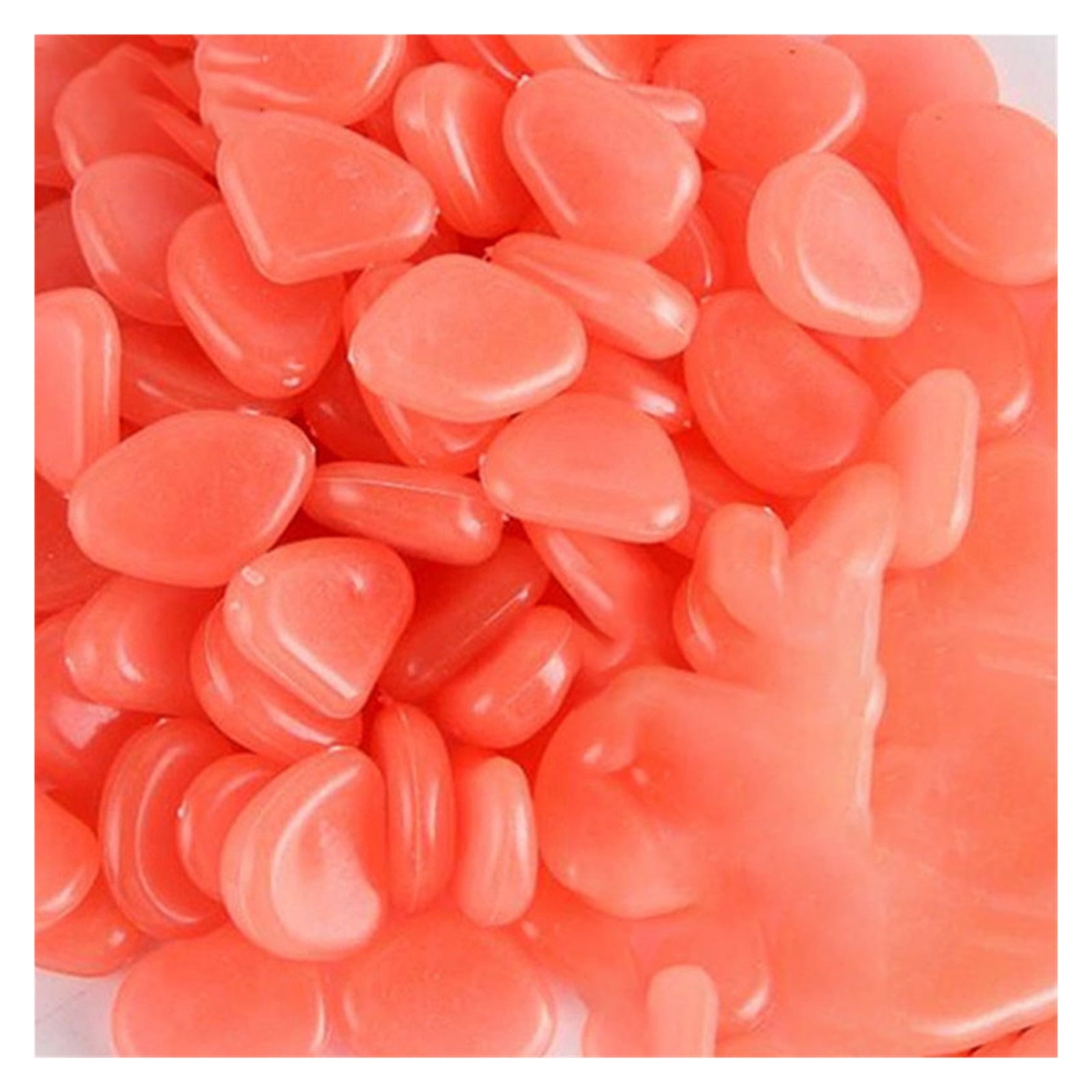 300pcs Garden Light Glow Stones, Pebbles Glow in the Dark Garden Rocks for Sidewalks Garden ...