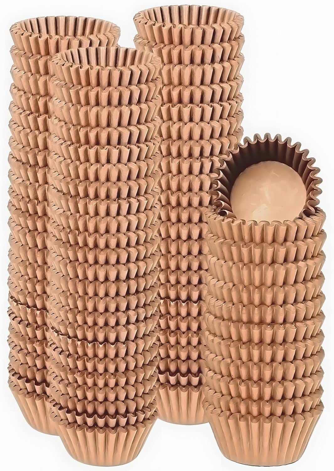 300pcs Giant Cupcake Liners Natural Muffin Liners Food Grade Giant ...