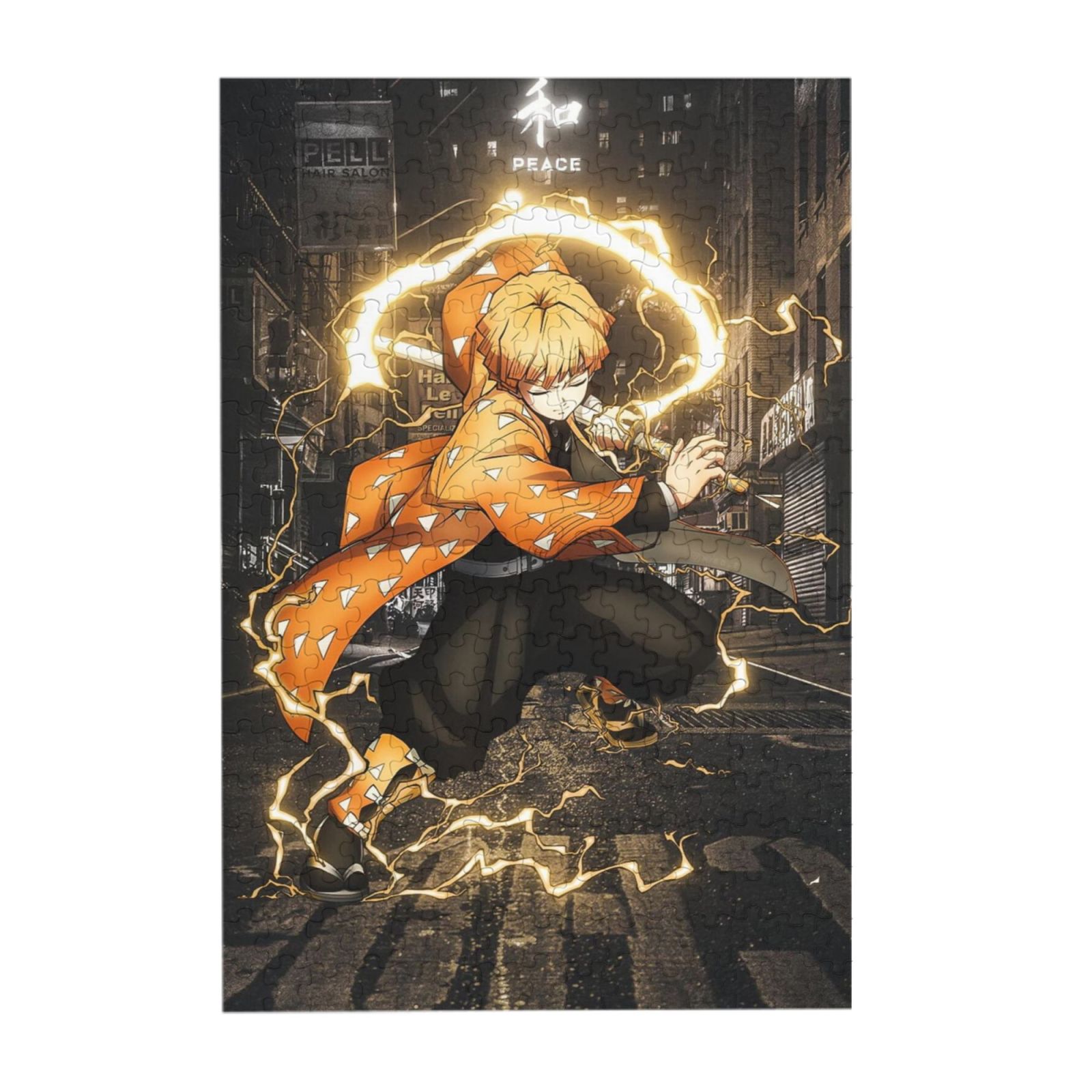 300pcs Jigsaw Puzzles - Demon Slayer Jigsaw Puzzle For Adults, Cartoon ...