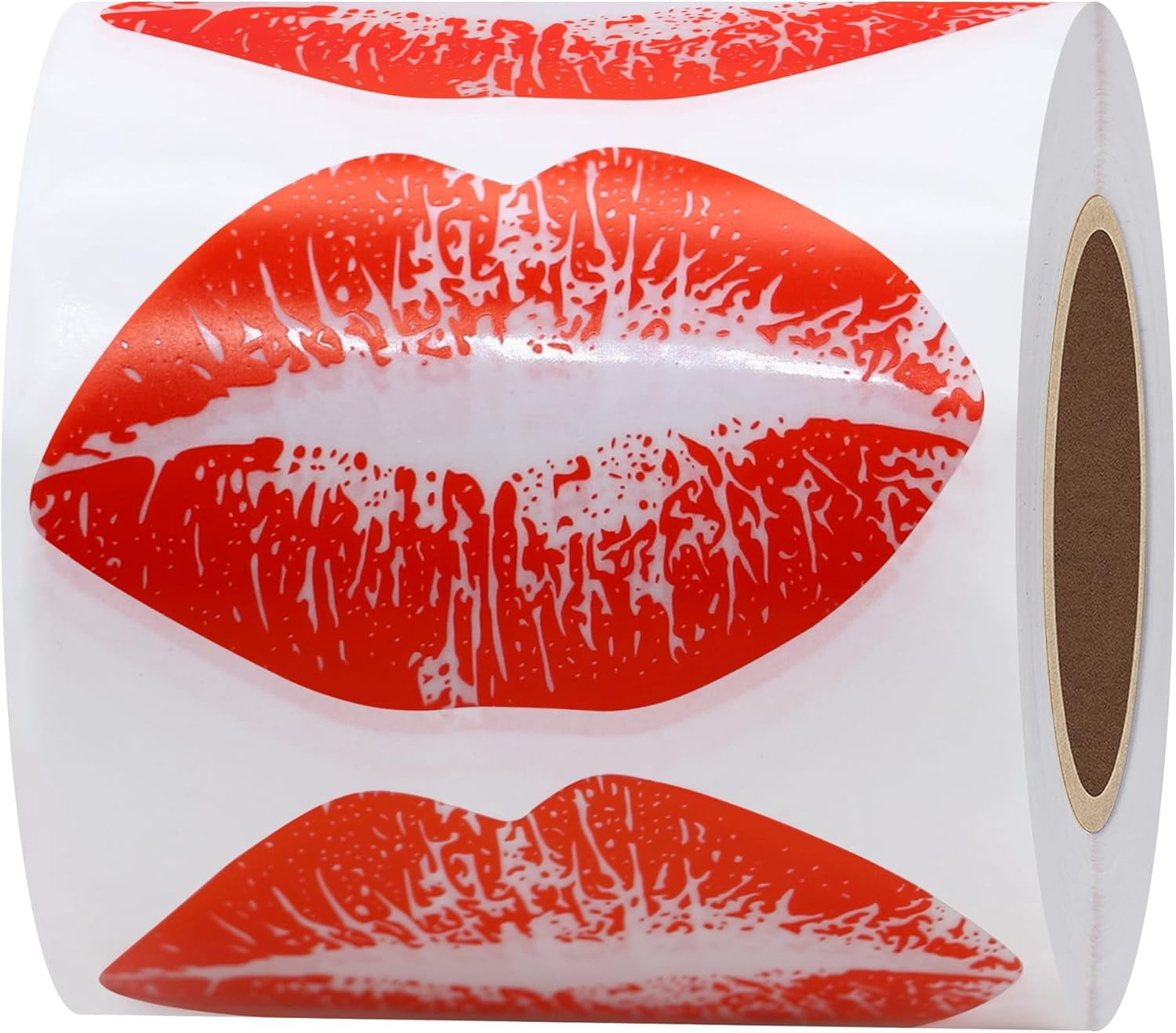 300pcs Kiss Lips Stickers Removable Clear Hot Rave Red Kissing Labels ...