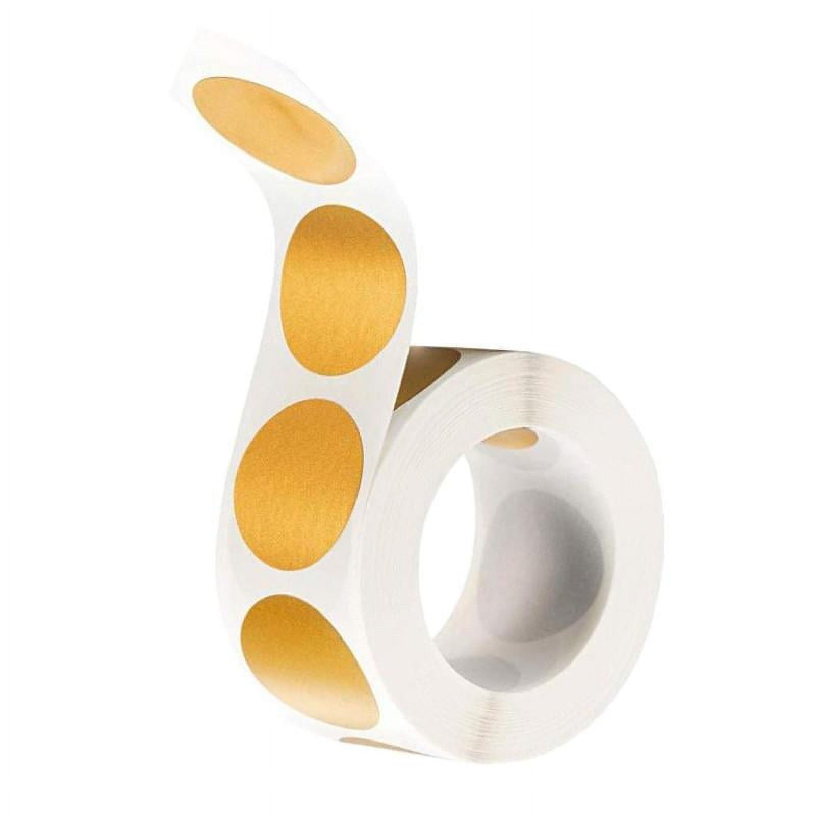 300pcs Kraft Paper Golden Scratchable Adhesive Label Seal Stickers ...