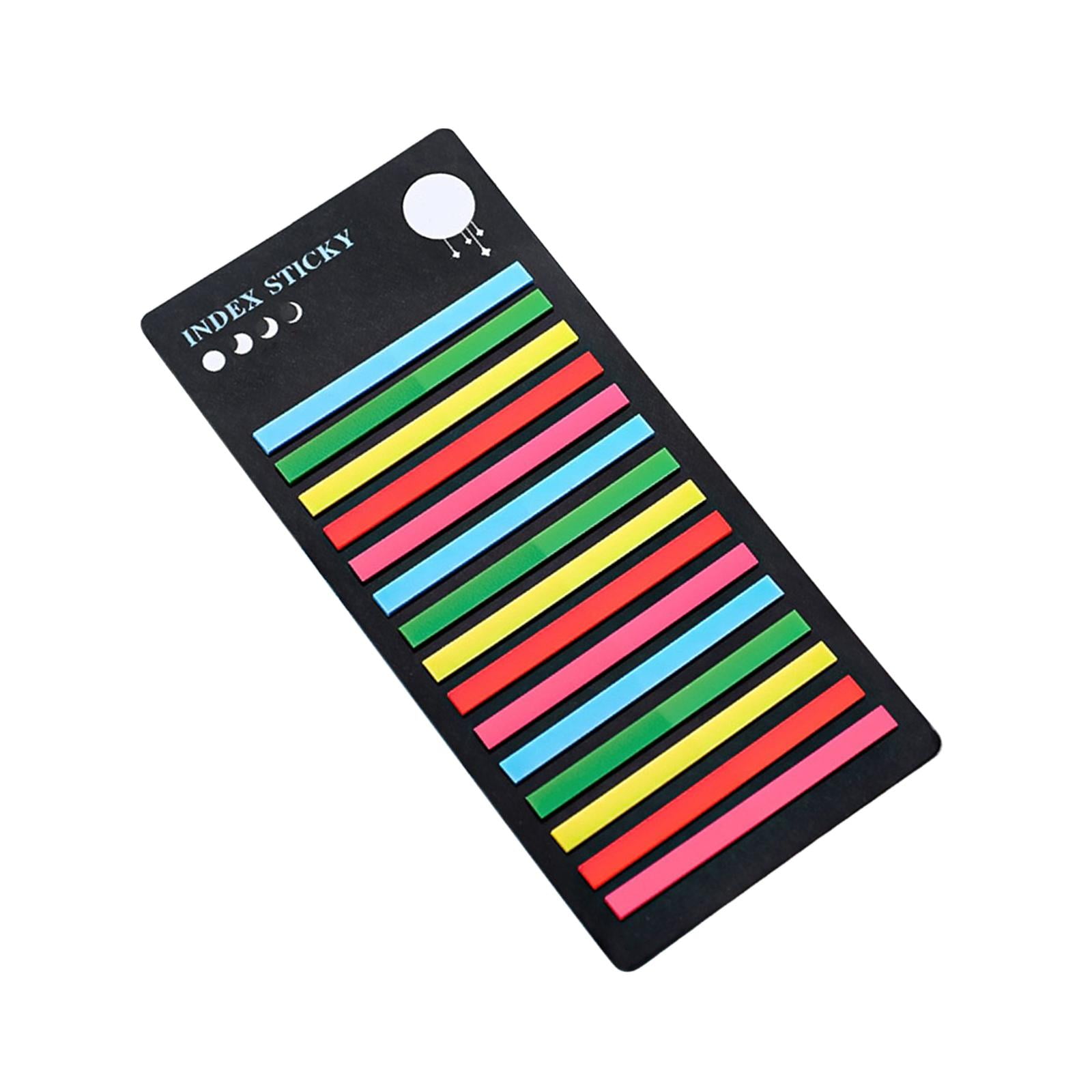 300pcs Multipurpose Adhesive Tabs, Colorful Translucent Page Markers ...