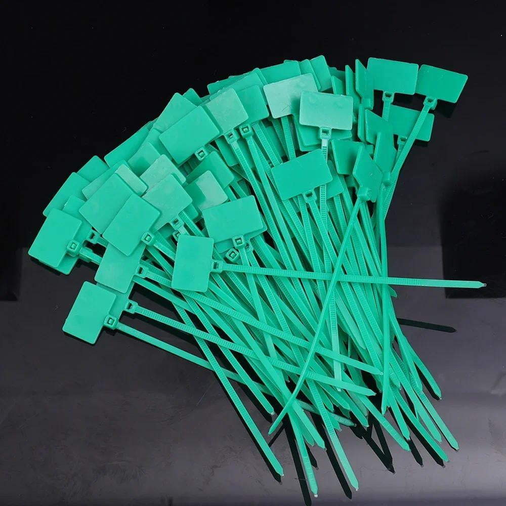 300pcs Nylon Cable Tie Plastic Loop Ties Markers Tag Cable Self-locking ...