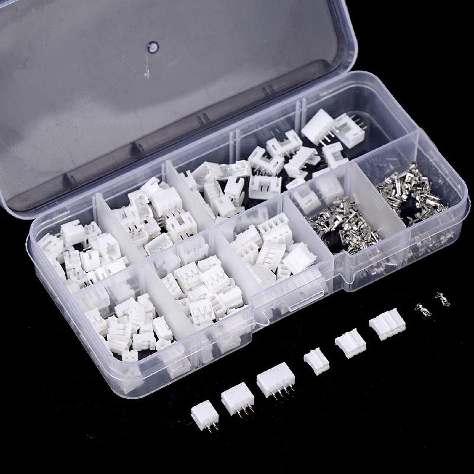 300pcs PH2.0 2P 3P 4 pin 2.0mm Pitch Terminal Kit JST Wire Connector Adaptor - Walmart.com