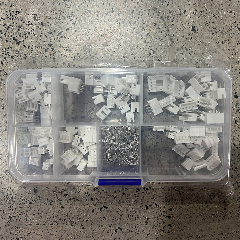 300pcs PH2.0 2P 3P 4 pin 2.0mm Pitch Terminal Kit JST Wire Connector Adaptor - Walmart.com