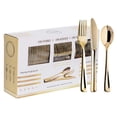 300pcs Plastic Silverware Heavy Duty Cutlery Set Disposable Flatware ...