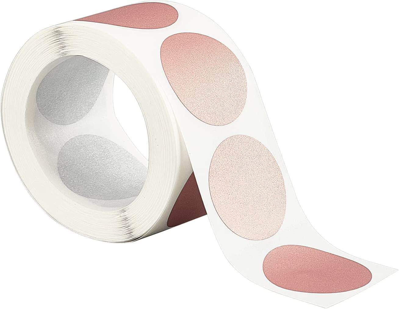 300pcs/Roll Scratch Off Sticker Round Labels 1 inch Pink Round Self ...