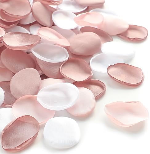 300pcs Rose Petals Dusty Rose Blush Faux Silk Flower Petals for Wedding ...