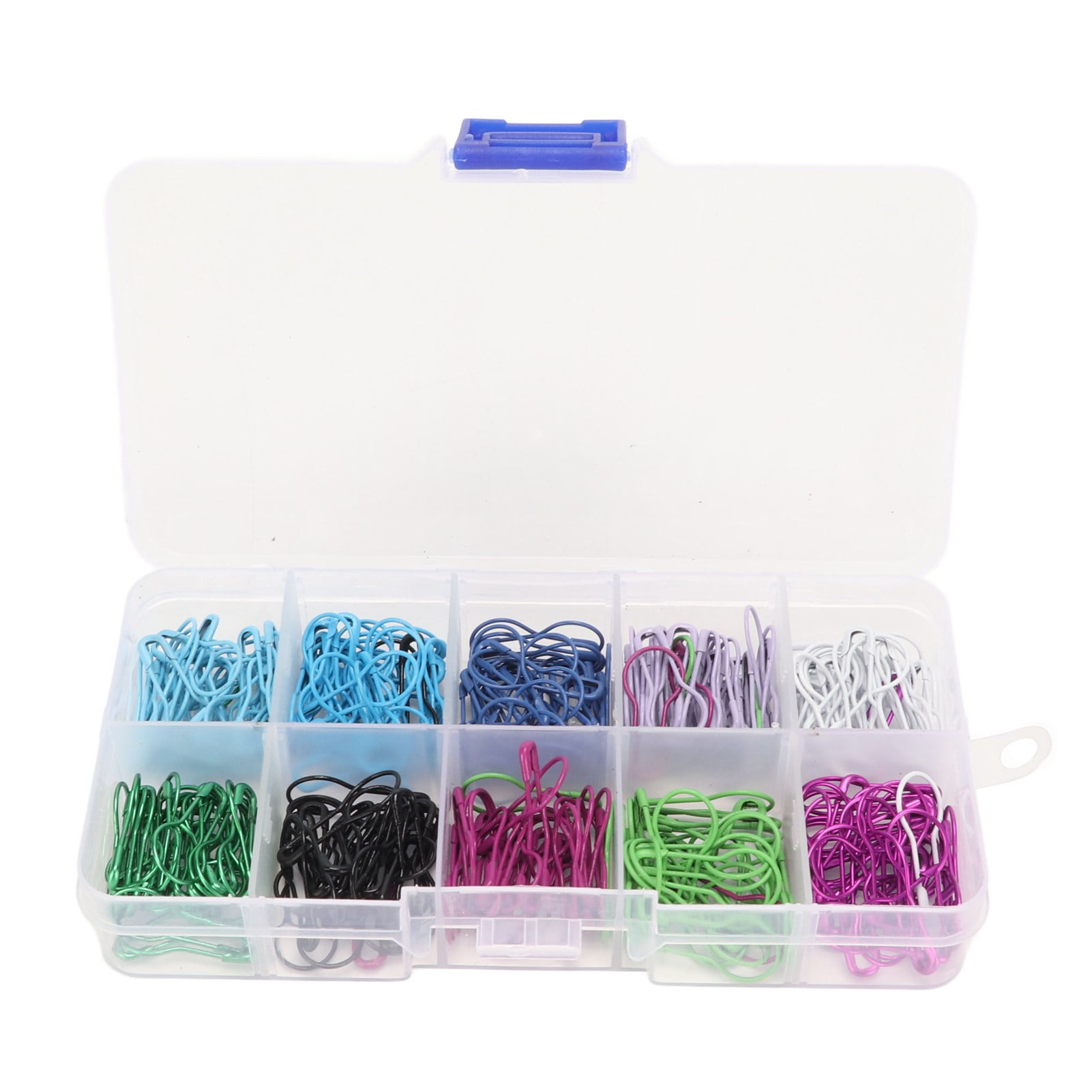 300pcs Safety Bulb Pins Rust Prevention Colored Iron Stitch Markers ...