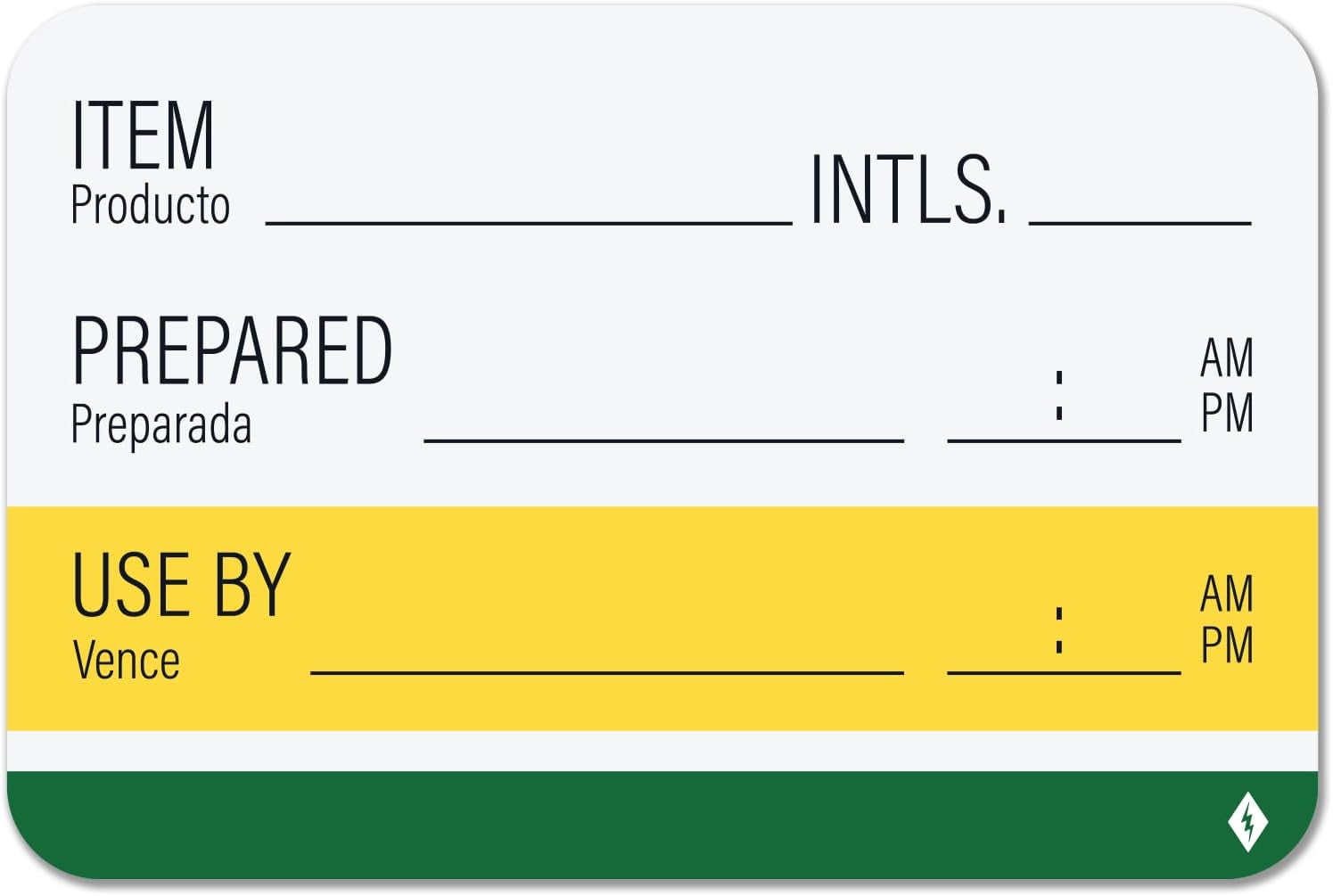 300pcs Shelf Life Labels for Food Rotation | Food Prep Use by Labels ...
