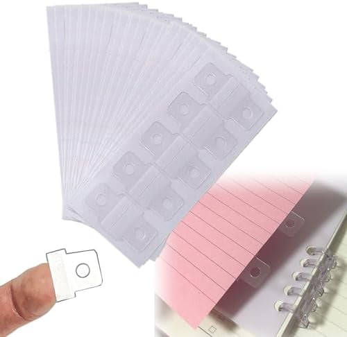 300pcs Small Hole Reinforcement Stickers Clear Sturdy Ring Binder ...