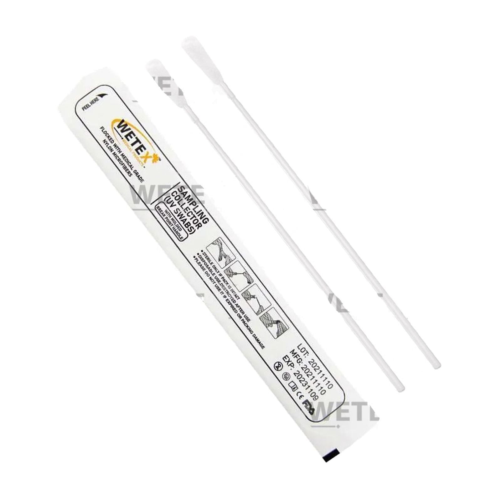 300pcs, UV Nasopharyngeal Swabs for Nasal Sampling - Sterile - Walmart.com
