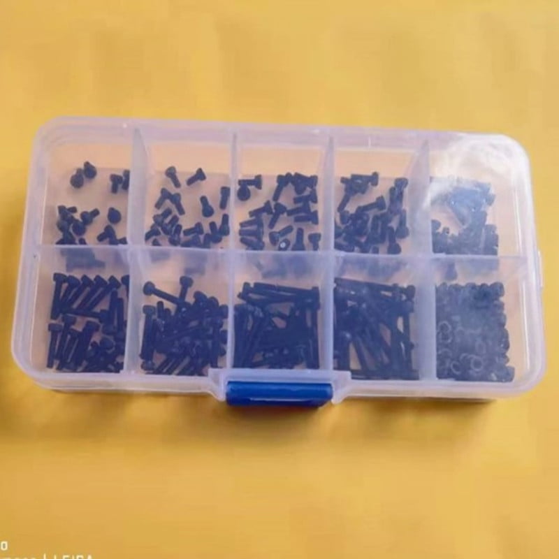 300pcs/set Black Din912 M2 M2.5 M3 Allen Bolt Hex Socket Cap Head Screw ...