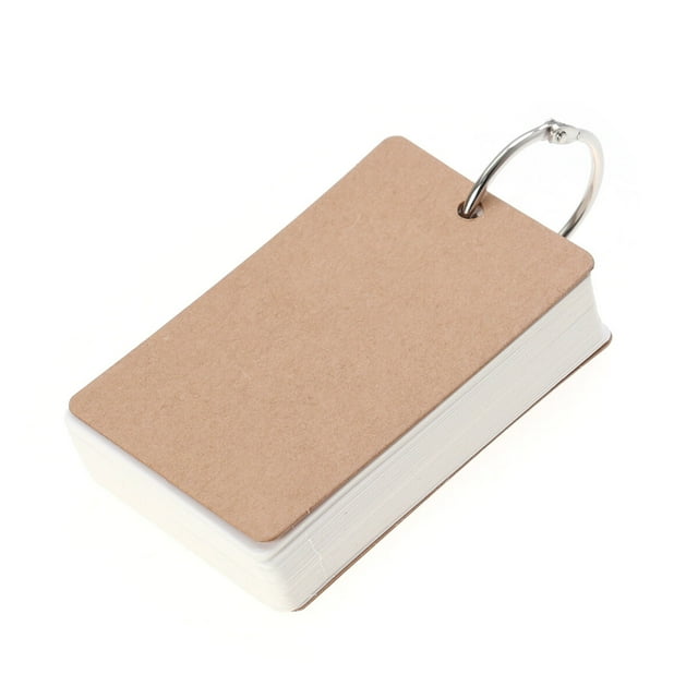 300pg Note Pads w/ Binding Rings, Kraft Paper Binder - Home/Office ...