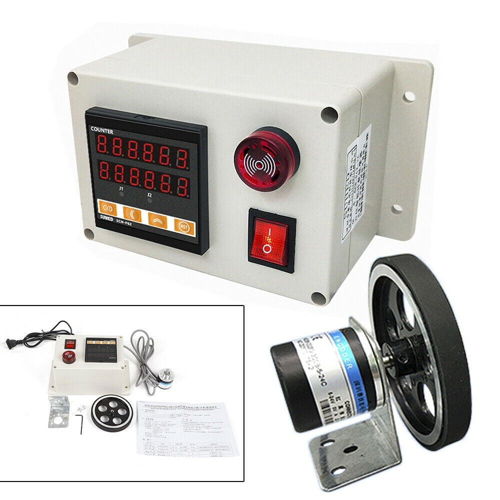 300ppr Digital Pulse Length Meter Rotary Encoder Meter Counter ...