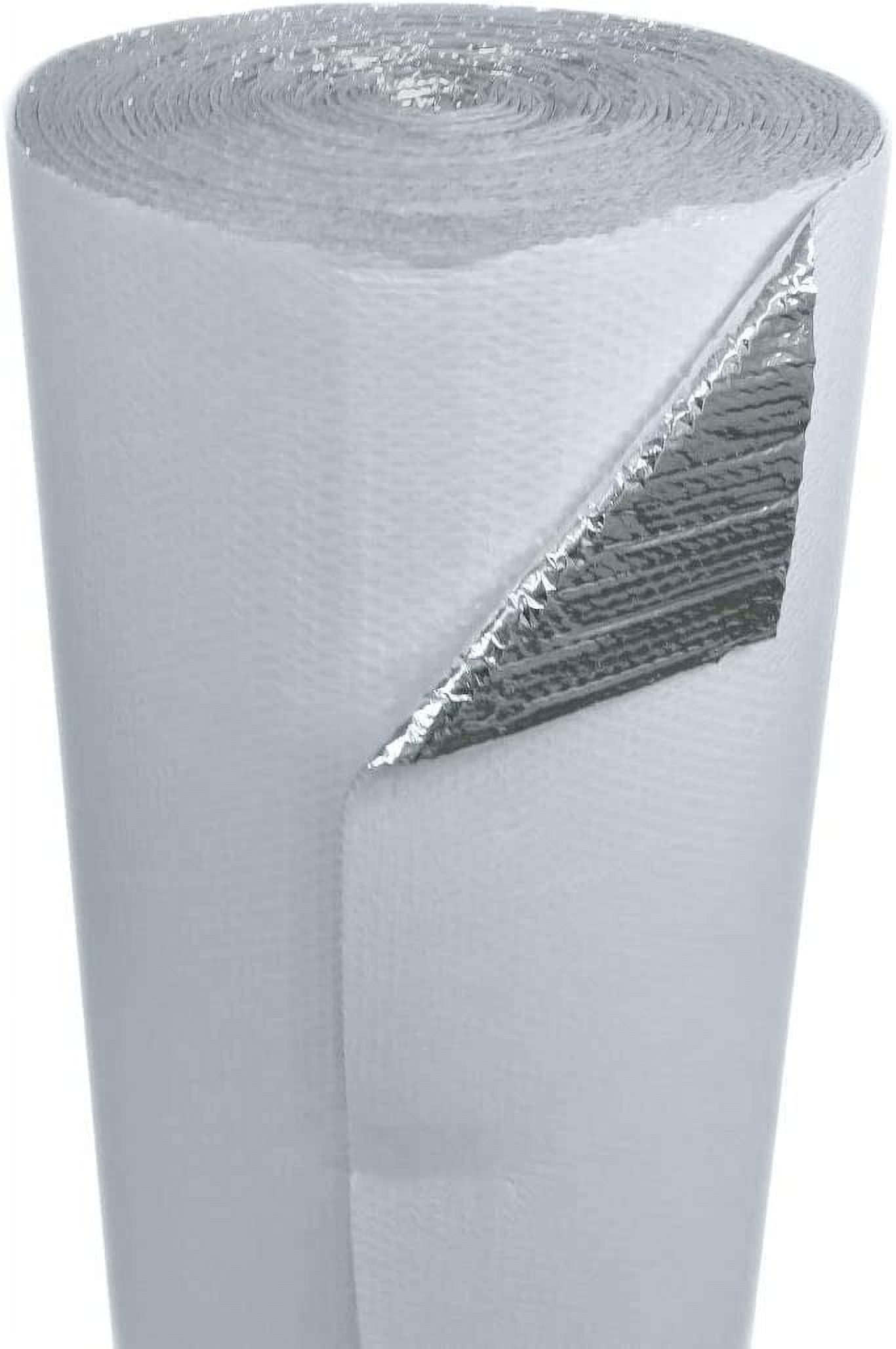 300sqft Single Bubble Foil White 4ft x 75ft 1/8 inch Reflective Foil ...