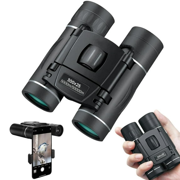 300x25 Binoculars for Adults and Kids, High Powered Mini Pocket ...