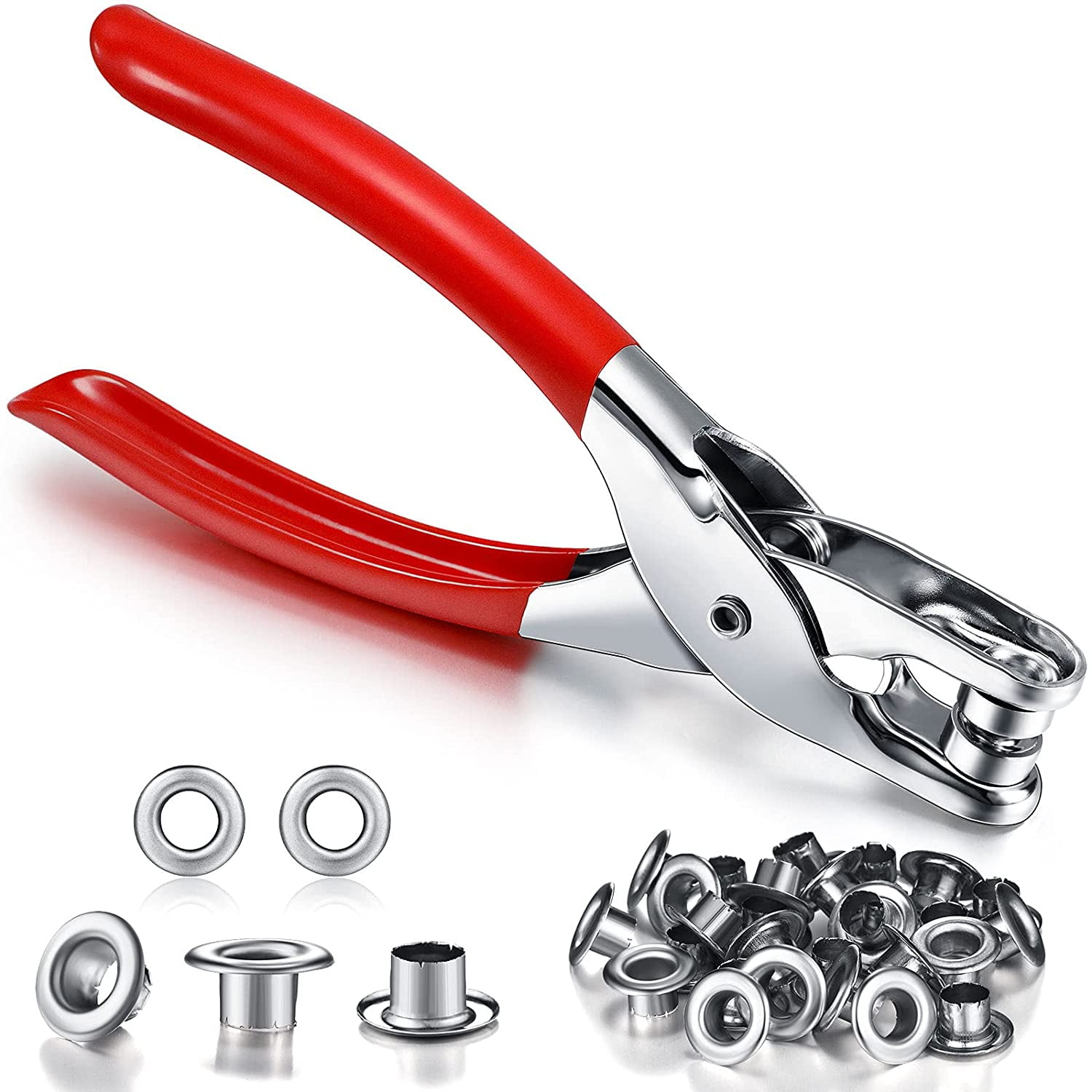 301 Pcs Grommet Eyelet Pliers Tool Kit, Fabric Leather Hole Eyelets and ...