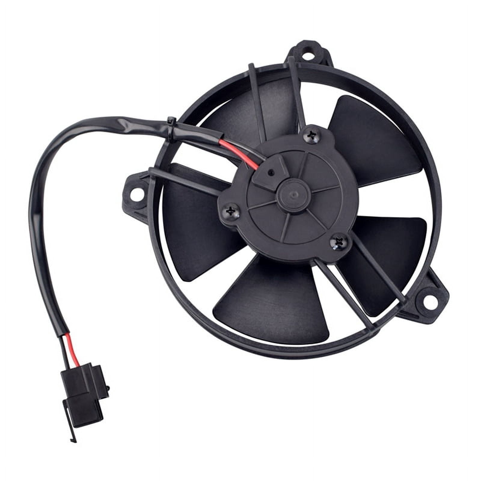 30103011 12V Straight Paddle Blade Cooling Fan 5.2 Inch for Racing Moto ...