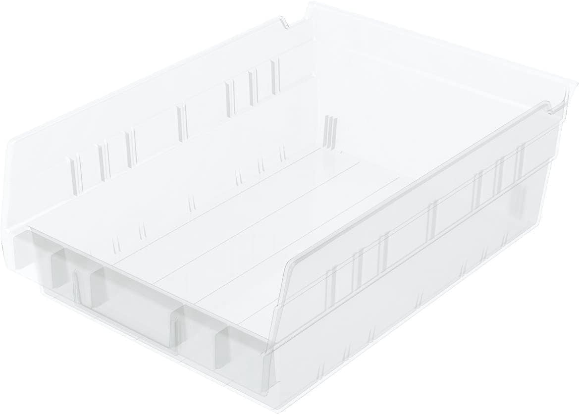 30150 Plastic Shelf Bins, Heavy Duty Storage Bins for Garage, Closet ...
