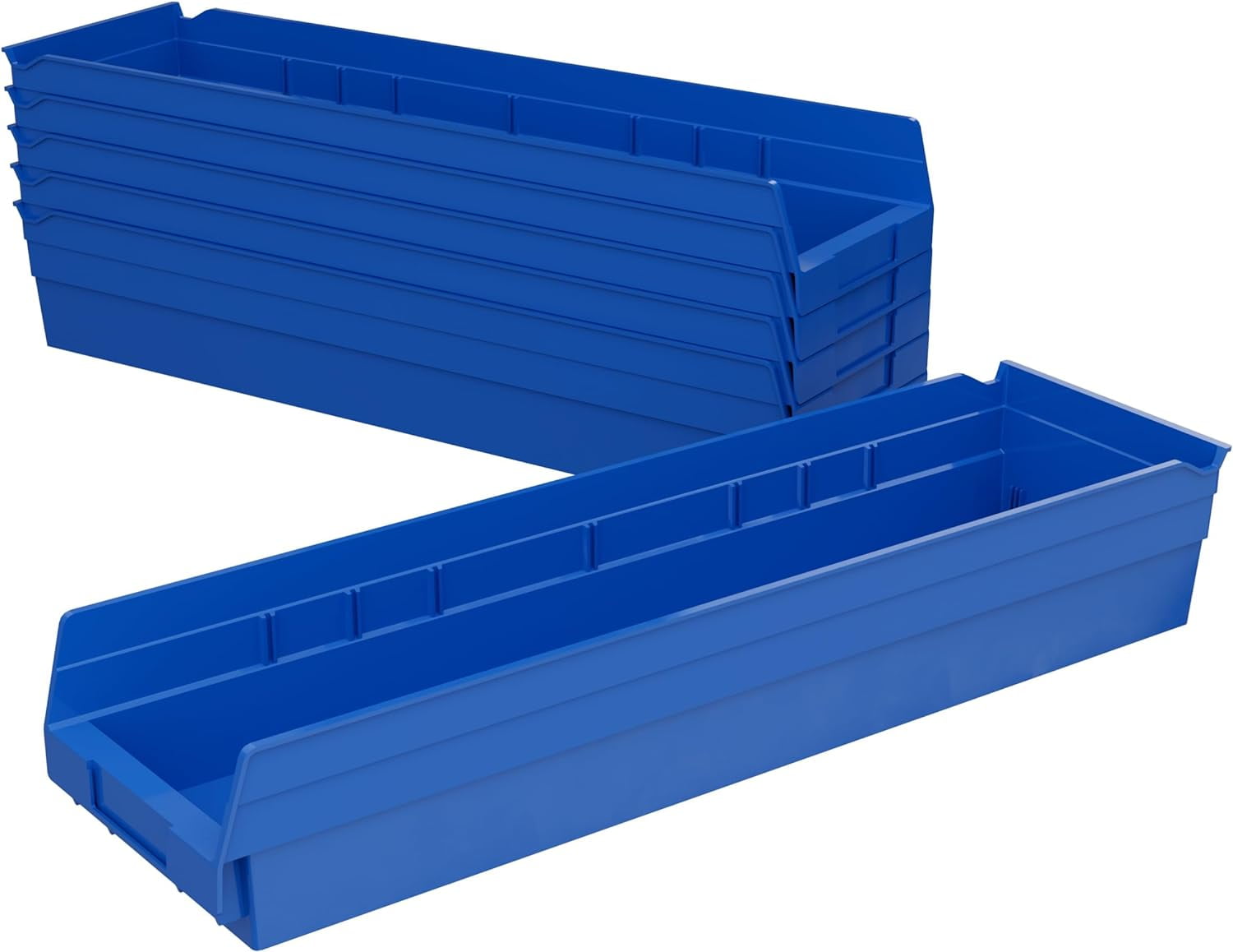 30164 Plastic Shelf Bins Heavy Duty Storage Bins to Use for Garage ...