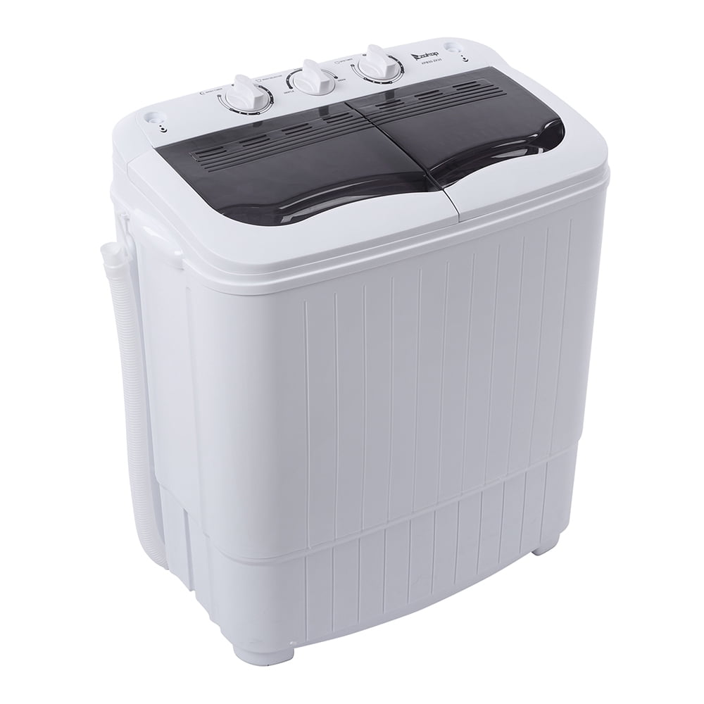 【30189854】No Logo Compact Twin Tub Washing Machine with Built-in Drain ...