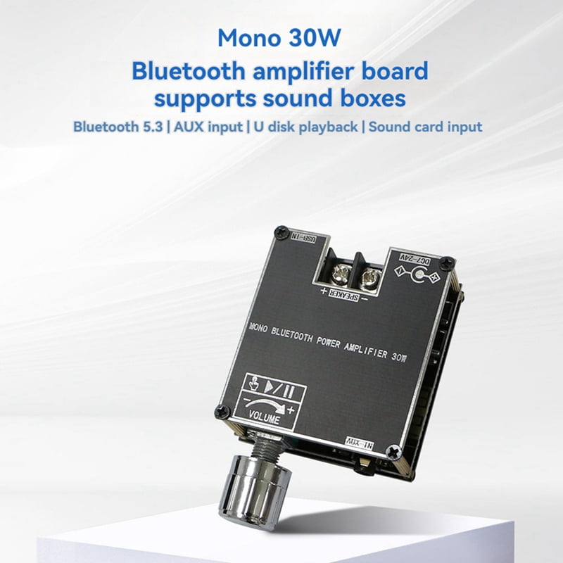 -301B Bluetooth Amplifier Board Single Sound 30W Bluetooth Audio Power ...