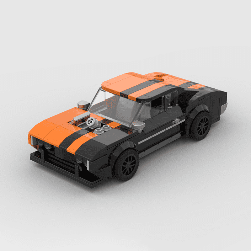 301PCS Supercar Series MOC Oldsmobile Custom Model DIY Assembly ...