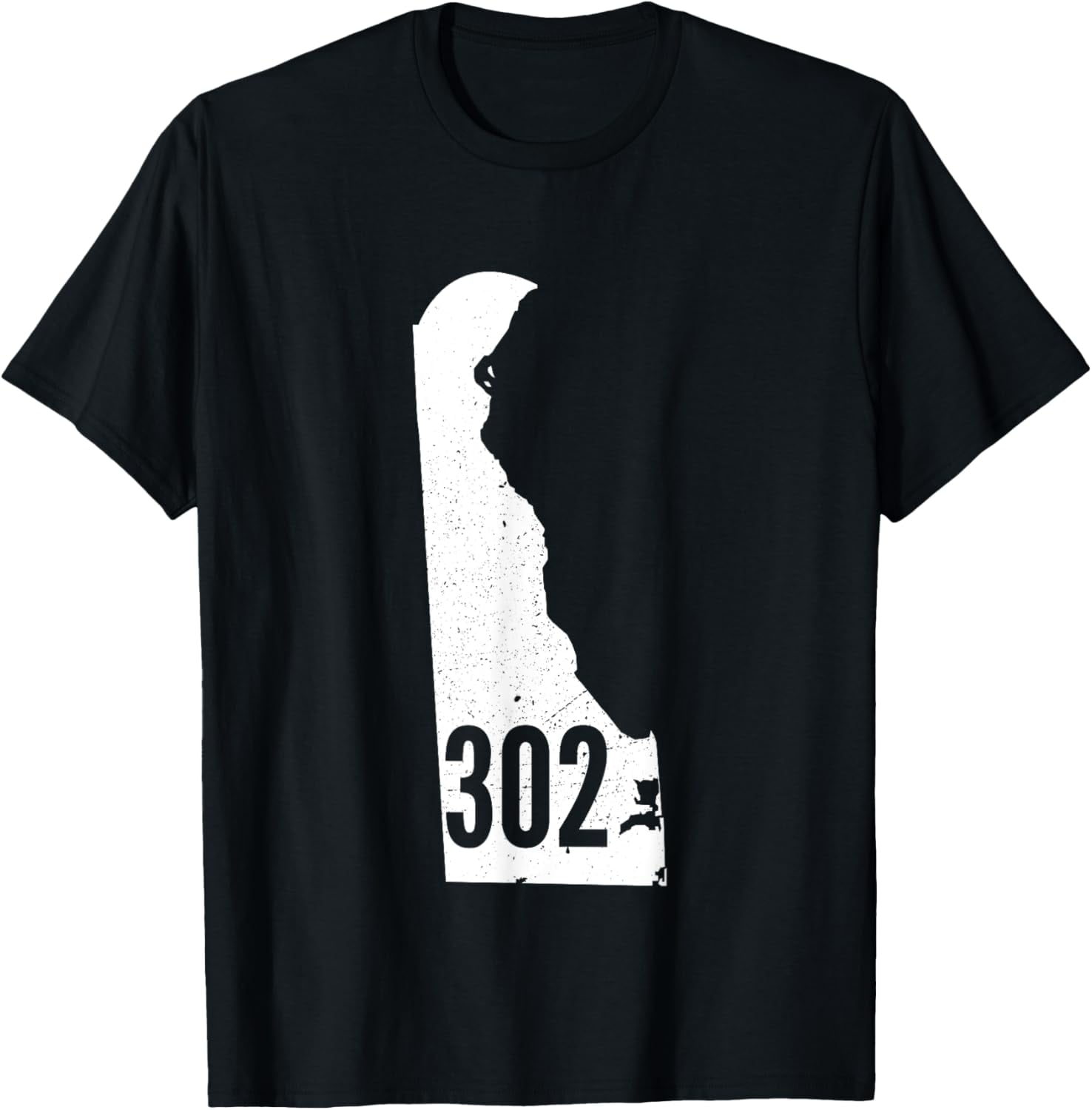302 Delaware Pride Outline State Area Code T-ShirtMen's and women's ...