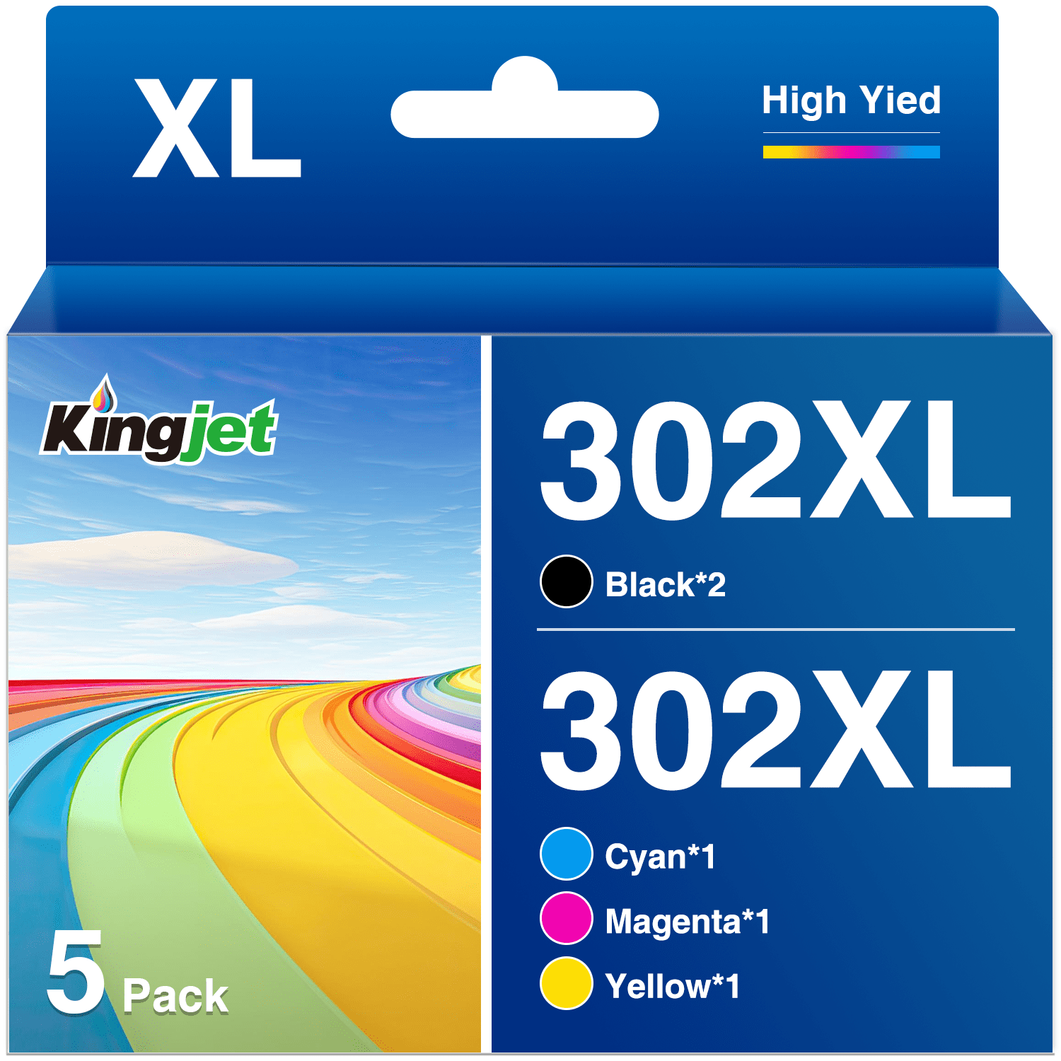 302 Ink for Epson 302 XL 302XL Ink Cartridge for Epson Expression ...