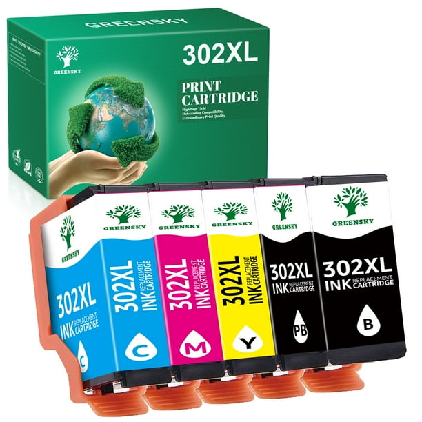 302 Ink for Epson 302XL 302 XL T302XL Ink Cartridges for Expression ...