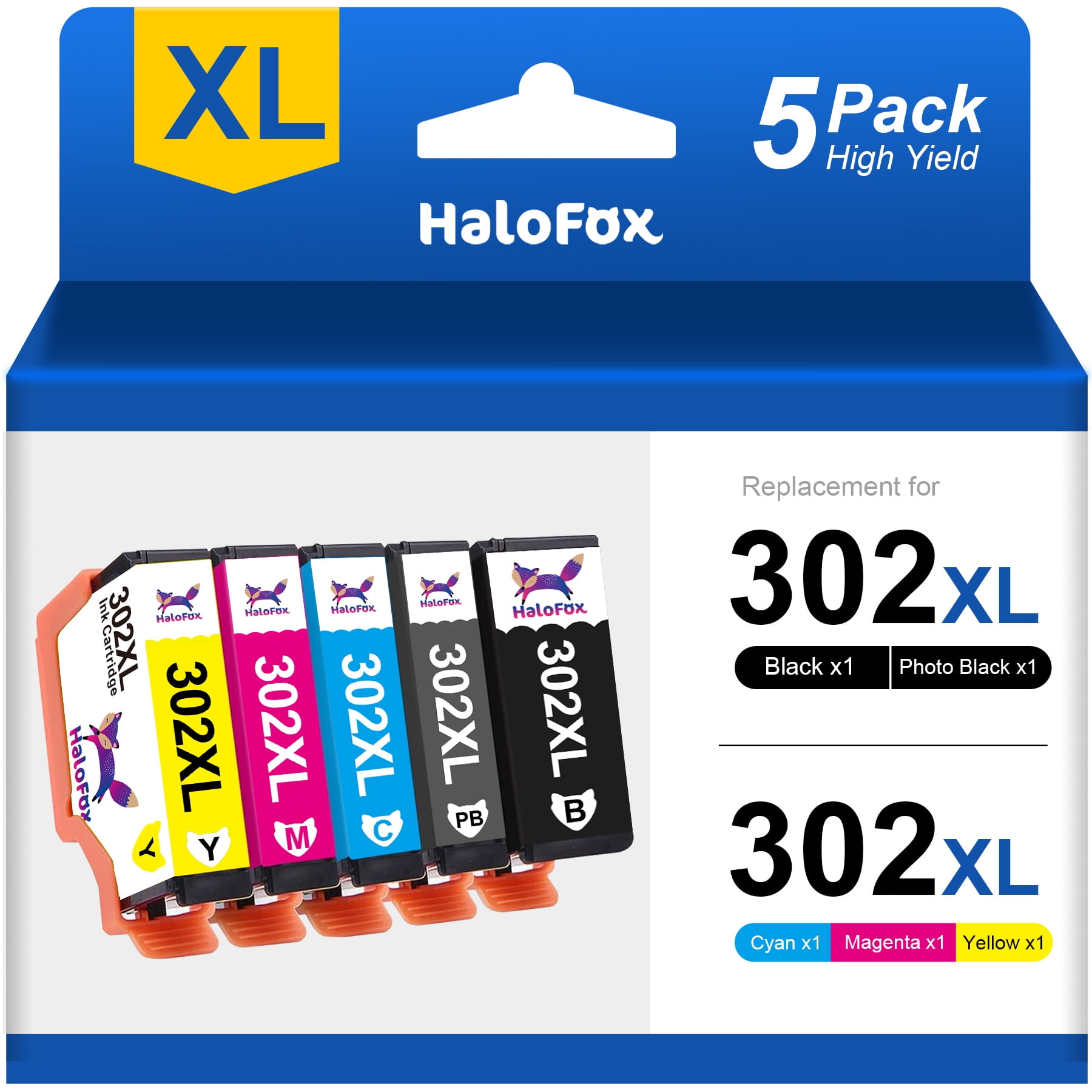 302 Ink Cartridge for Epson 302XL 302 XL T302XL Ink Cartridges for ...