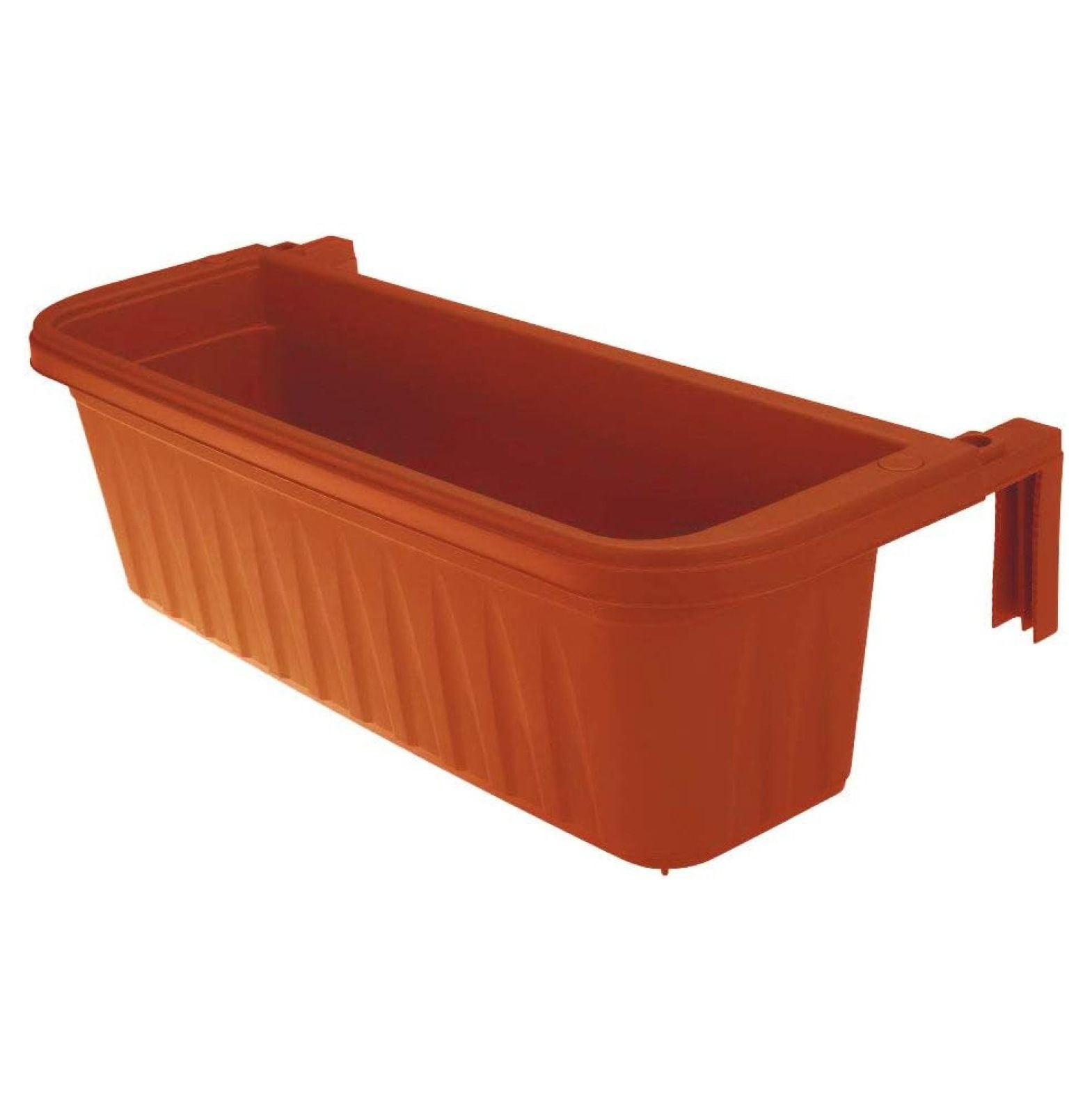-30218TC 24" Adjustable Railing Planter, Terra Cotta - Walmart.com