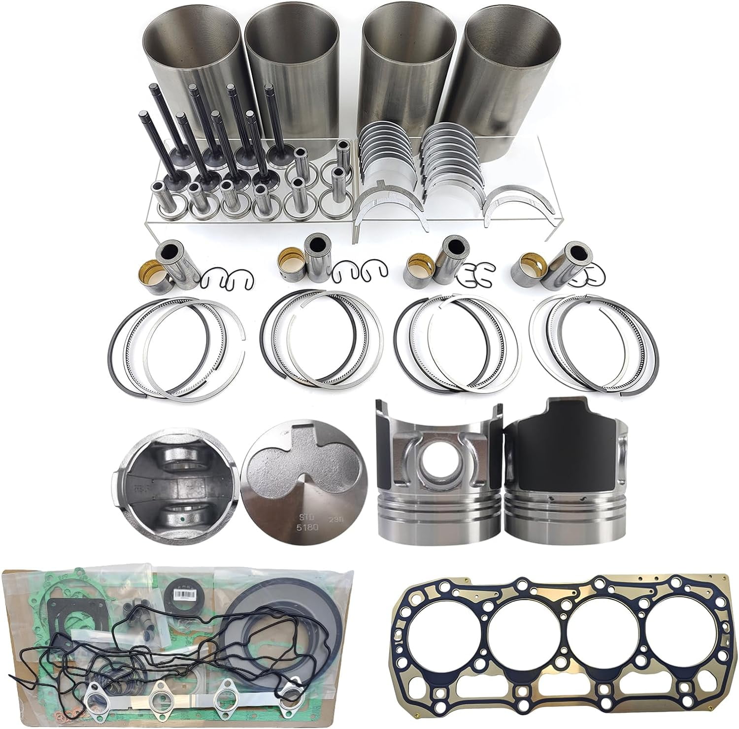 3024C 3024CT Engine Overhaul Rebuild Kit FOR Caterpillar CAT 3024C ...