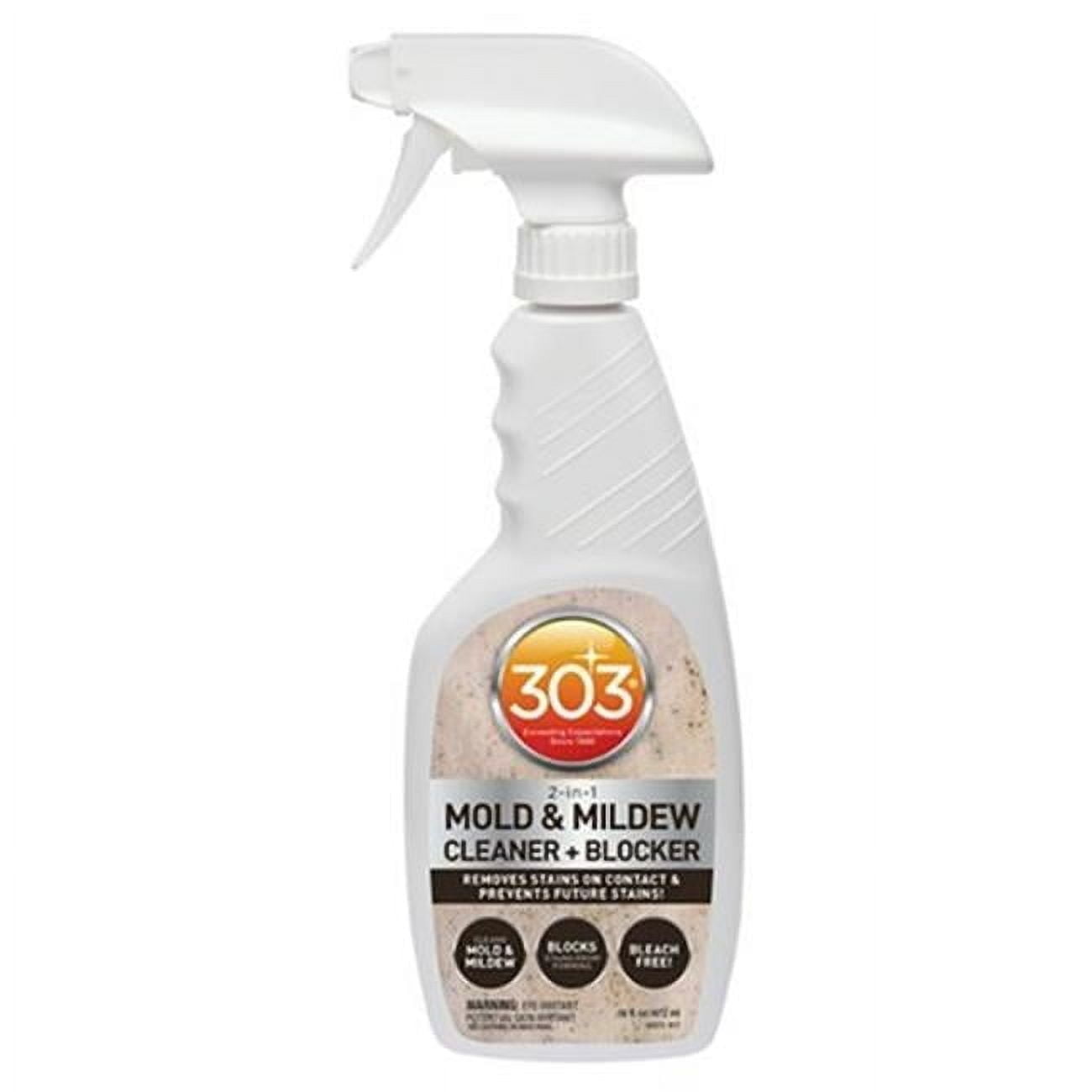 303 Brand 16 oz Mold & Mildew Cleaner Plus Blocker, High Strength ...