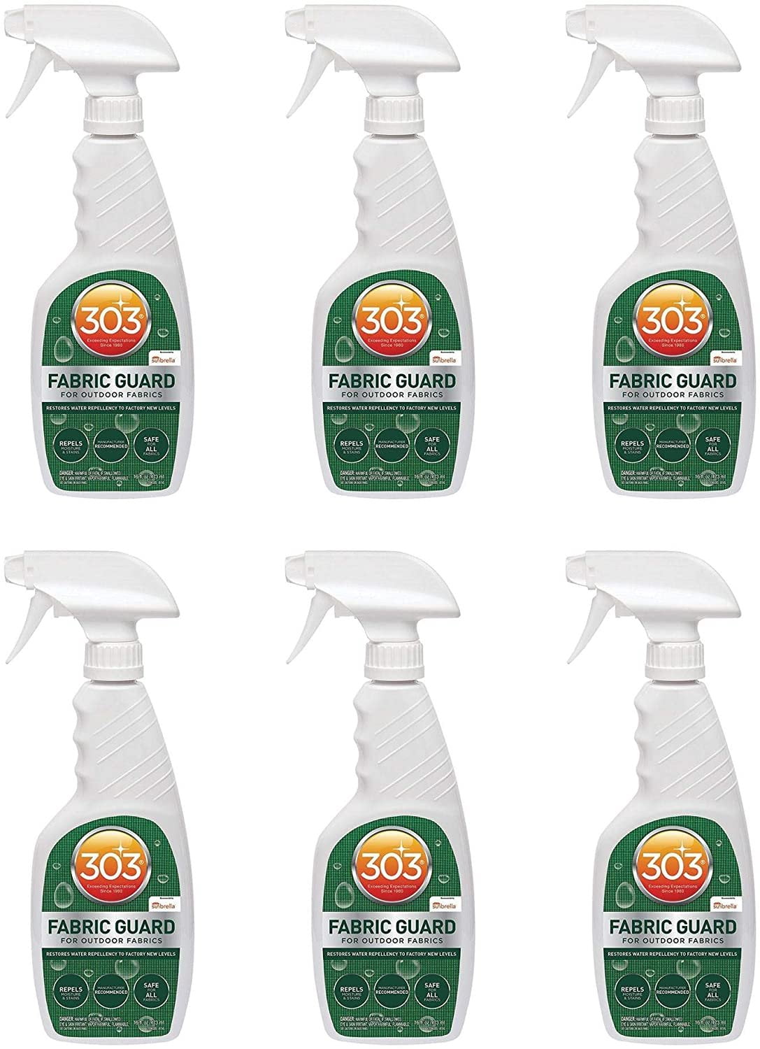 303 30605-6PK Fabric Guard, Upholstery Protector, Water and Stain ...