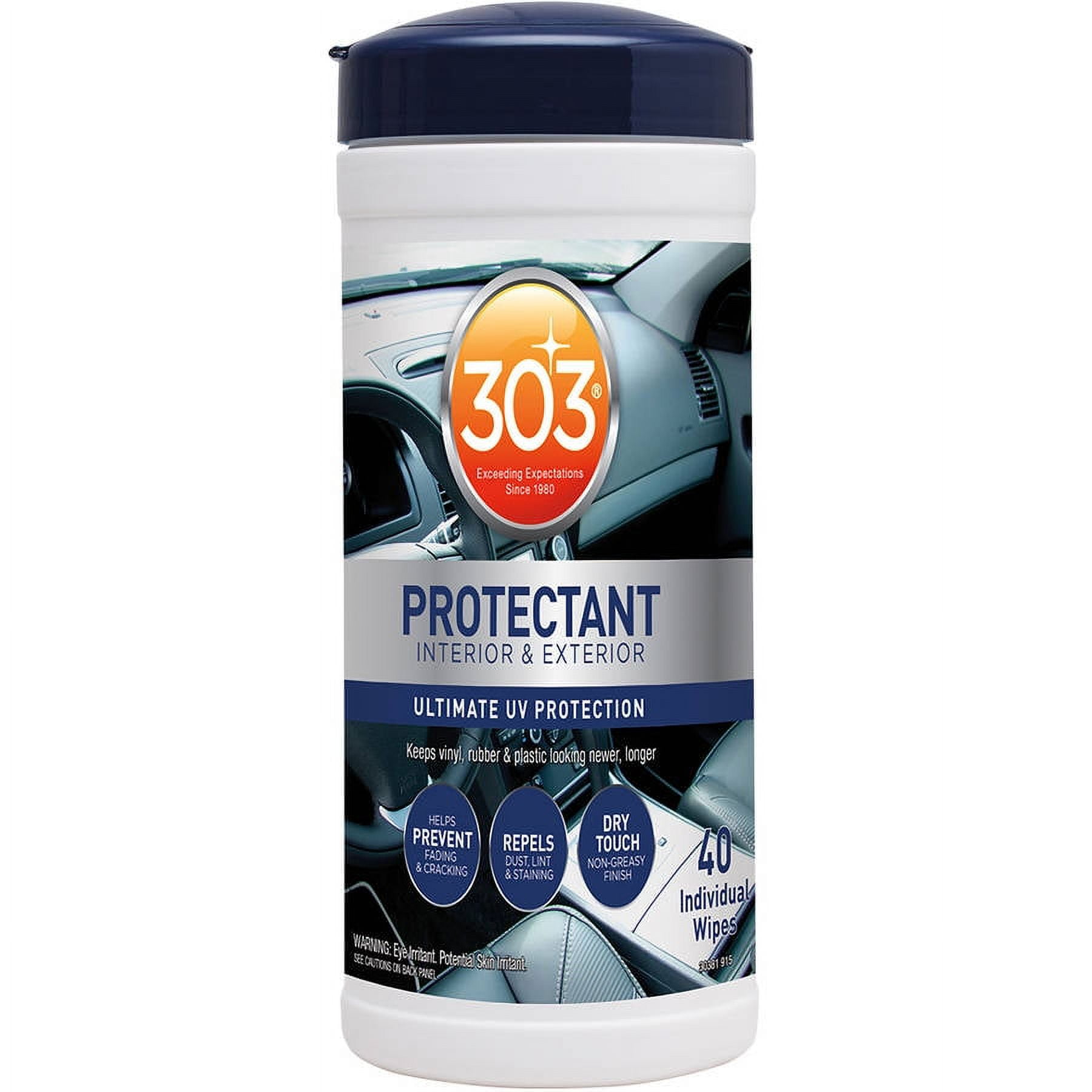 303 Automotive Cleaning Wipes for Vinyl, Rubber, Plastic, Tires and ...