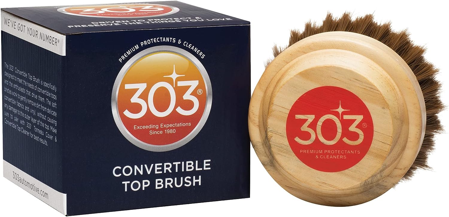 303 Products Convertible Top Brush (39017) - Soft Bristles for Safe But ...