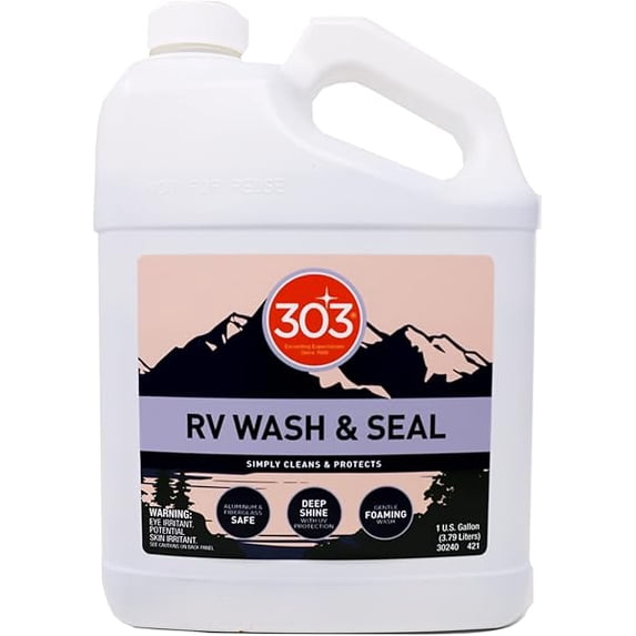 303 RV Wash & Seal, 128oz, Surface Protection and Gloss Finish, pH ...