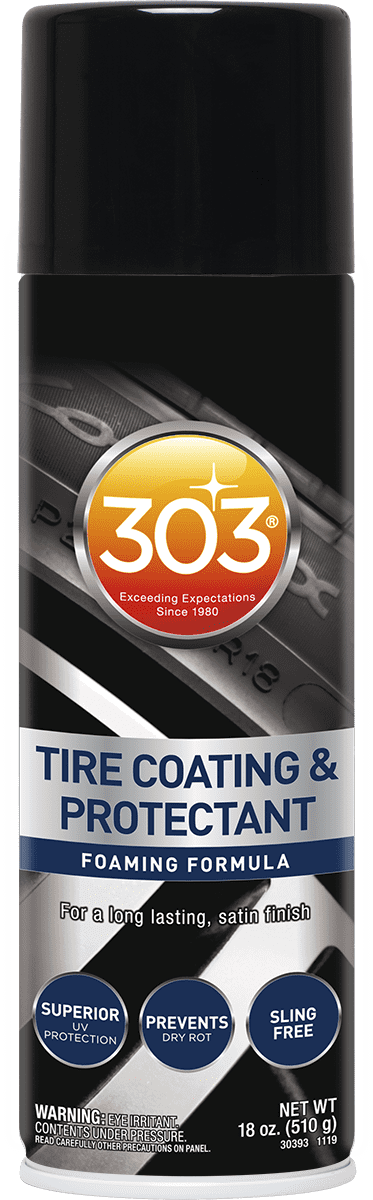 303 Tire Coating And Protectant, Water-Based Formula, Satin Finish, UV ...