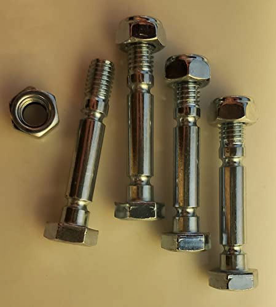 303160355p 303160355 Set Of Four Shear Pins And Nuts Snowblowers