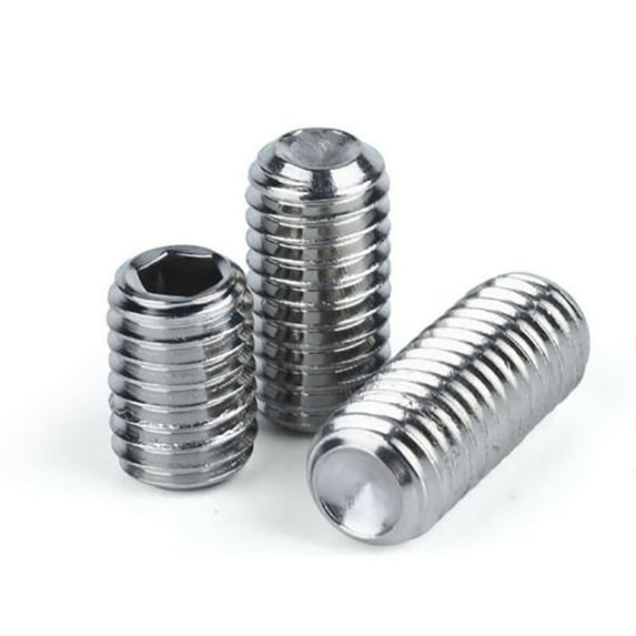 304 A2 Stainless Steel Cup Point Grub Screws Hexagon Hex Socket Set ...