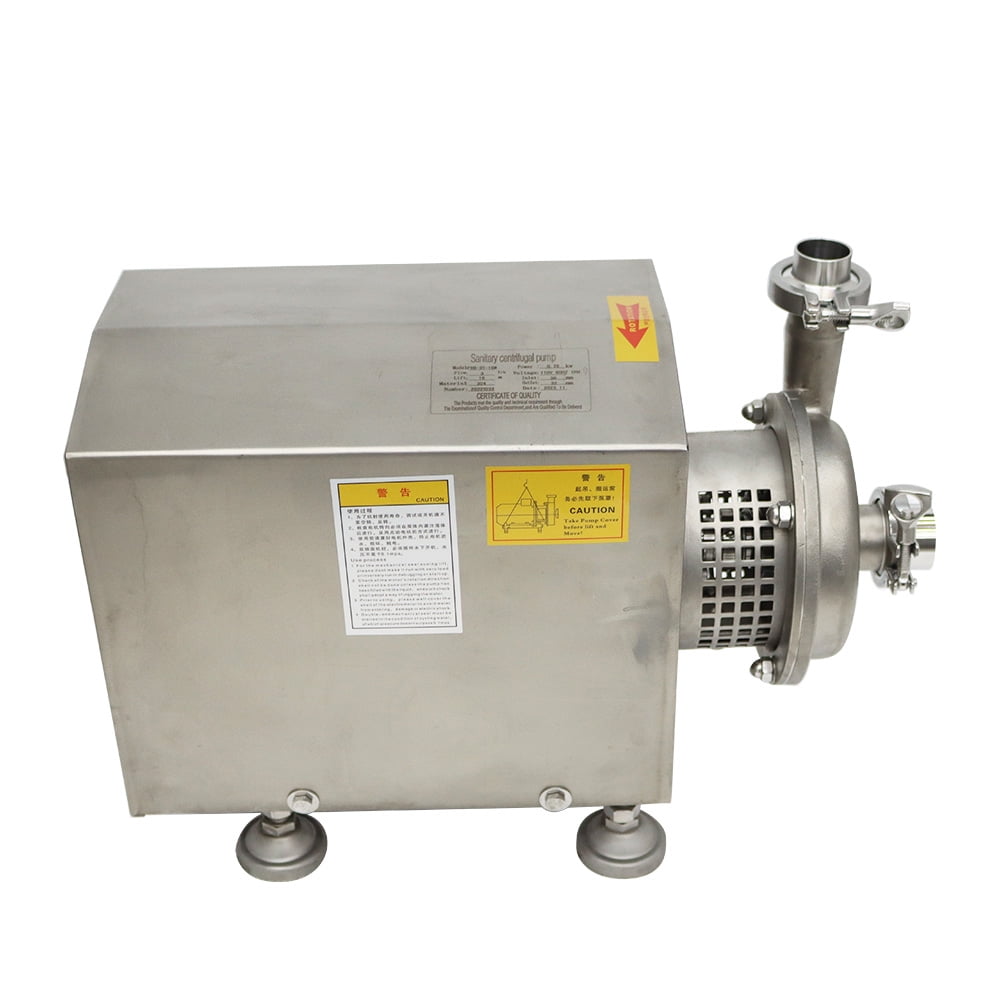 304 Food Grade Centrifugal Pump Sanitary Beverage Pump 3T/h - Walmart.com