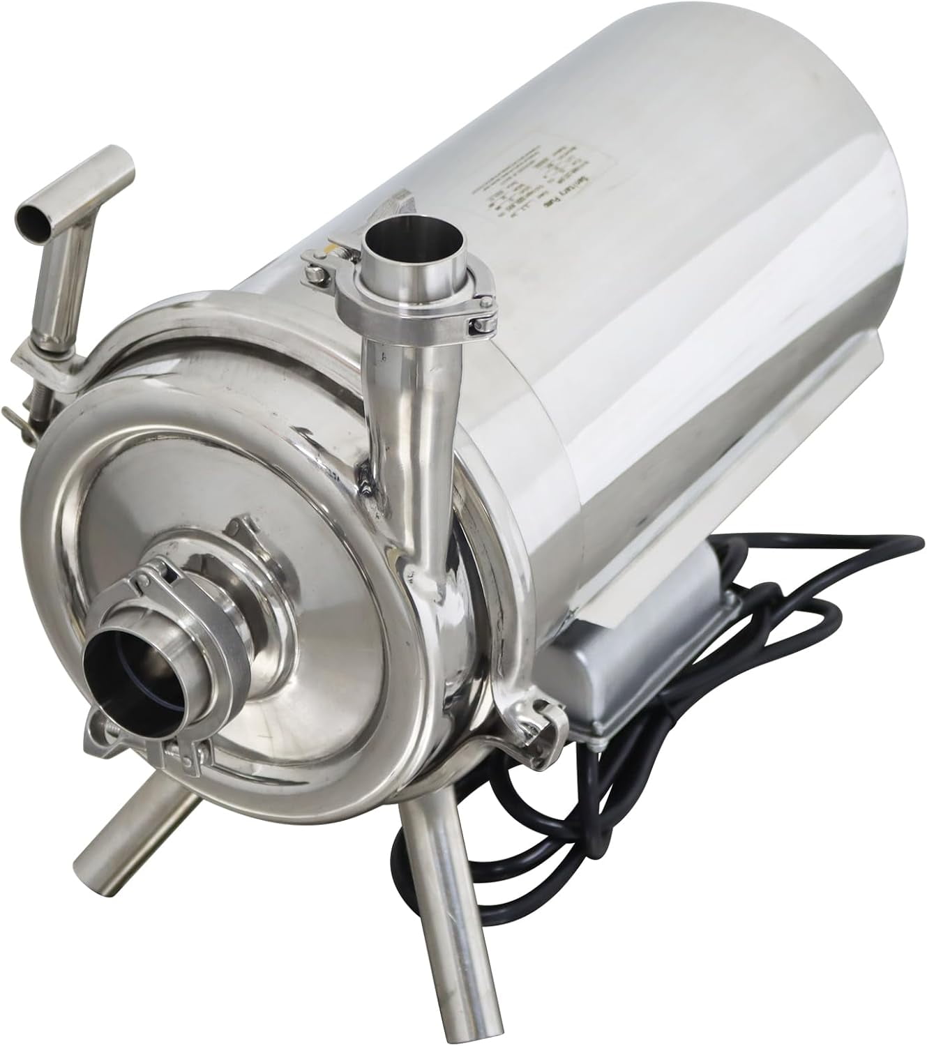 304 Food Grade Stainless Steel Centrifugal Pump Sanitary Beverage Pump ...