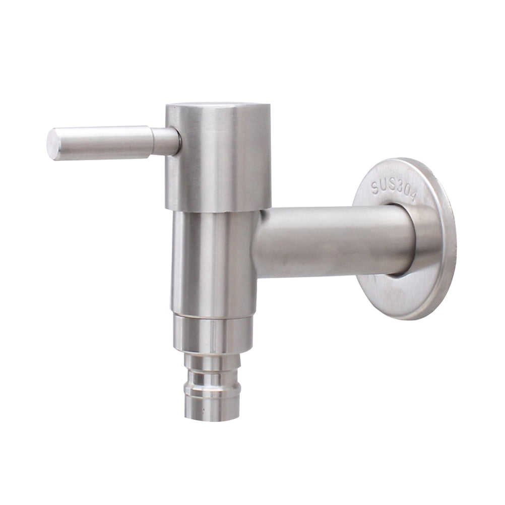 304 Full Stainless Steel Water Tap Fast-opening T-type Lengthening ...