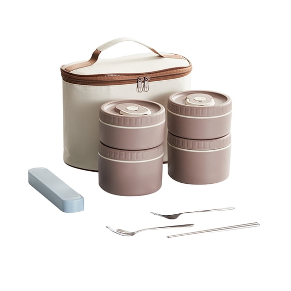 304 Nonrust Steel Insulated Lunch Box Set With Thermal Bags Leak proof ...